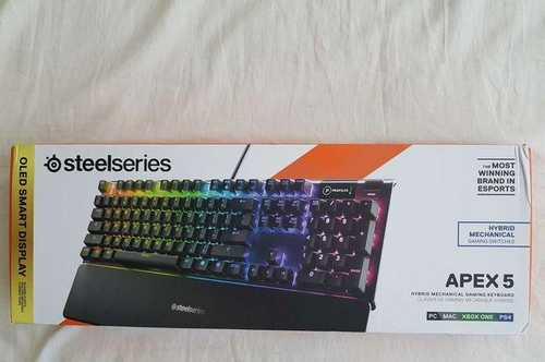 Игровая механическая клавиатура steelseries apex 5