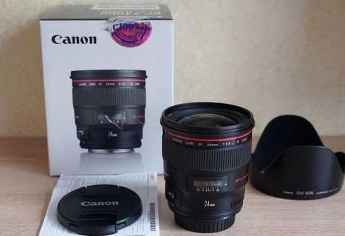Canon EF 24mm f 1.4l ii usm (отличное состояние)
