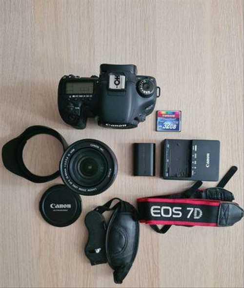 Сanon eos 7d + объектив efs 15-85 3.5-5.6 is usm