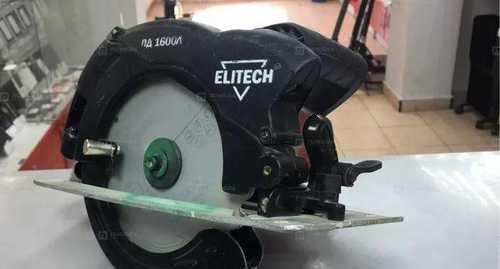 Бе8 Дисковая пила elitech пд 1600Л