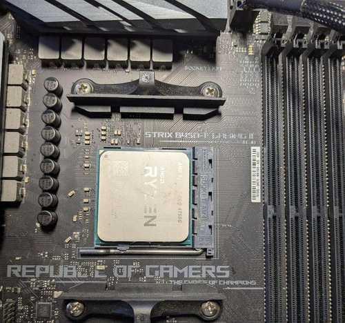 CPU 4750g   Asus rog strix b450 f gaming II   cole