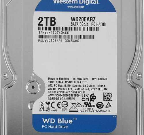 Hdd 2Tb wd blue