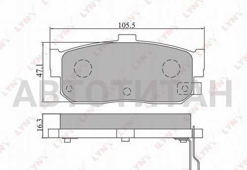 Колодки тормозные дисковые зад nissan Maxima QX (A