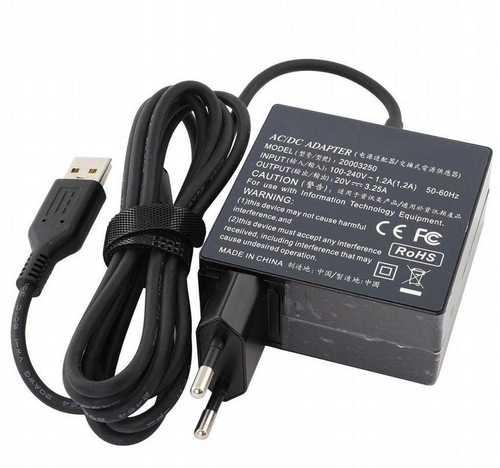 Зарядка для Lenovo 20V 3.25A (65W) USB Type