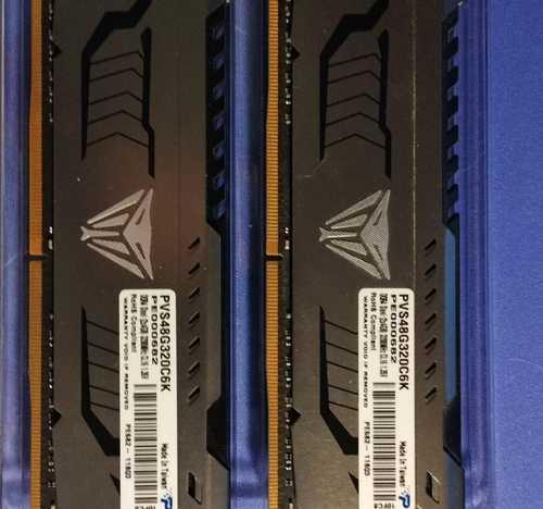 Оперативная память Patriot Viper DDR4 8GB 3200