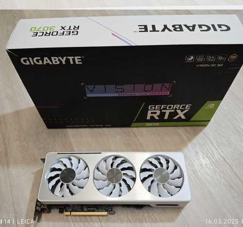 Видеокарта Gigabyte rtx 3070 vision