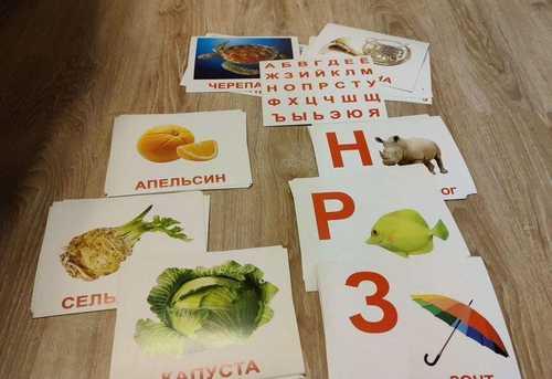Обучающие карточки Домана большие 55 шт