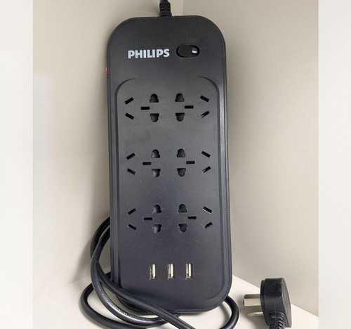 Сетевой фильтр Philips c USB EU   CN