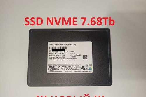 7.68Tb SSD nvme samsung PM9A3 новый