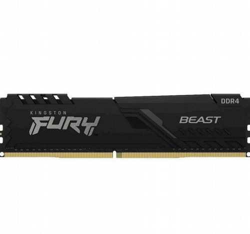 Kingston dimm DDR4 8Gb KF432C16BB/8-SP Fury Beast 3200Mhz CL16 1.35В Intel single rank с радиатором