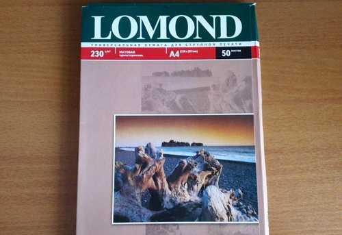 Фотобумага для струйной печати Lomond