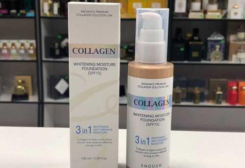 Тональный крем Enough Collagen 3 в 1 Whitening