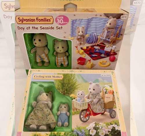 Sylvanian families волки два набора полных