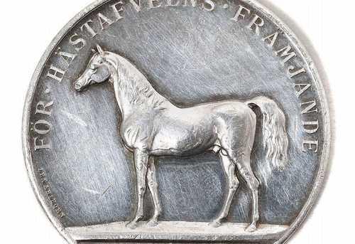 Серебряная медаль за содействие в разведении лошад