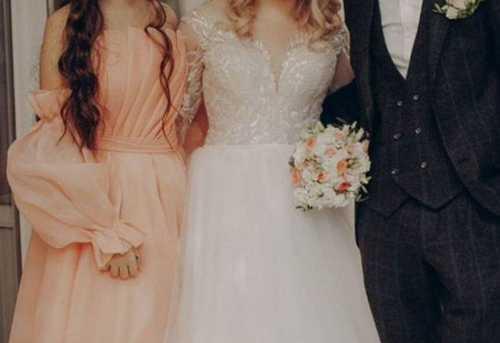 Свадебное платье 48 50 размер