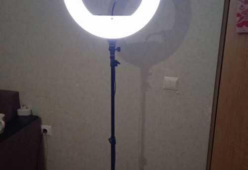 Большая кольцевая лампа 46 см, 2 м