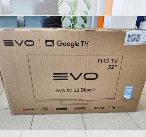 LED телевизор EVO TV 32 черный