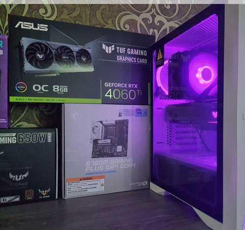 Мощный Пк Asus RTX4060Ti TUF Gaming Core i5 13400F