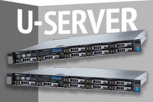 R630 8SFF 2x2690v3 32Gb H730p 2x750W, Сервер Dell
