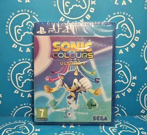 Sonic Colours Ultimate PS4 новый