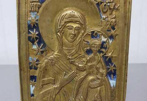 Икона Смоленской Божьей Матери "Одигитрия" 19 век