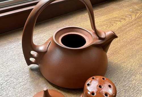 Китайский глиняный заварочный чайник