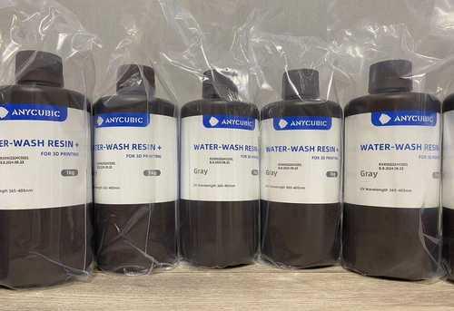 Фотополимерная смола Anycubic water wash