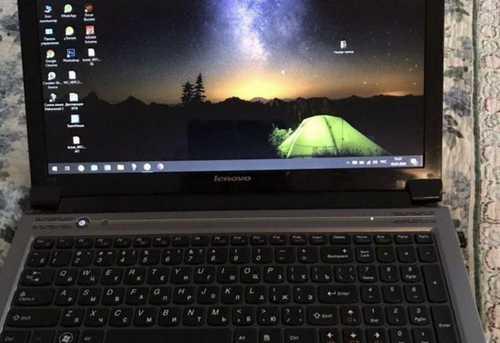 Ноутбук Lenovo v570 12г6. озу SSD 512gb Металл кор