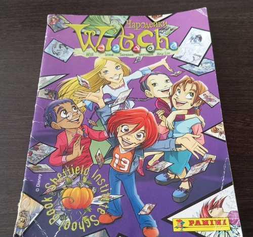 Журнал для наклеек Witch.Panini.+плакат+37 наклеек