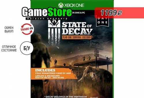 State of Decay (Xbox ONE, русская версия) б/у