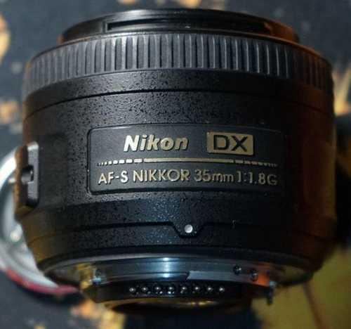 Объектив Nikon AF-S nikkor 35mm f1.8 G DX