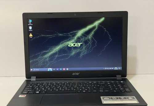Acer быстрый ноутбук 8gb/2,6GHz/ssd128/HD