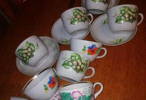 Чайные чашки СССР(все вместе