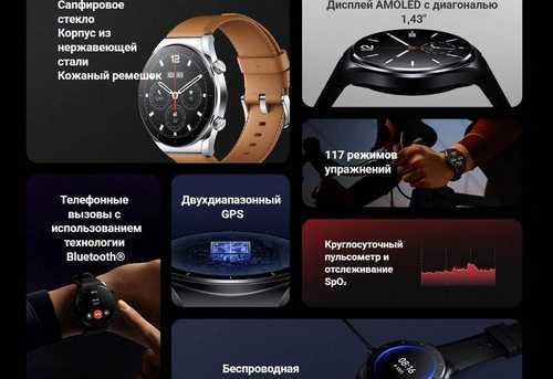 Смарт часы Xiaomi Watch S1 M2108W1