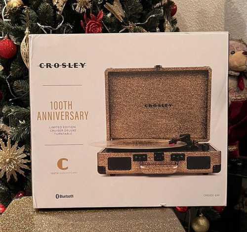 Виниловый проигрыватель Crosley Cruiser Plus gold