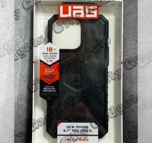 Чехол Uag Pathfinder Black MagSafe iPhone 15ProMax