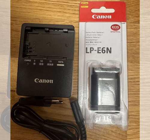 Аккумулятор Canon LP-E6N З/У Canon LC-E6 комплект