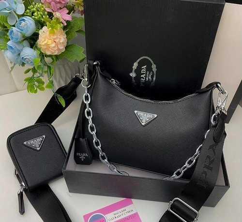 Сумка Prada 2в1 с коробкой