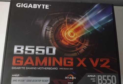 Материнская плата gigabyte AM4 B550 gaming X V2 но