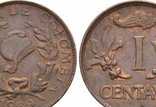 Монеты: Колумбия,Таиланд,Боливия