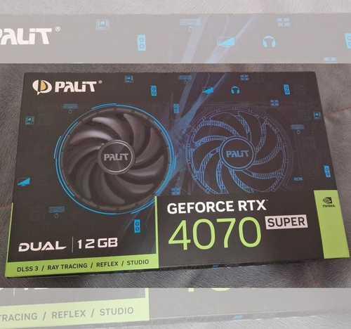 Видеокарта rtx 4070 super palit dual 12gb