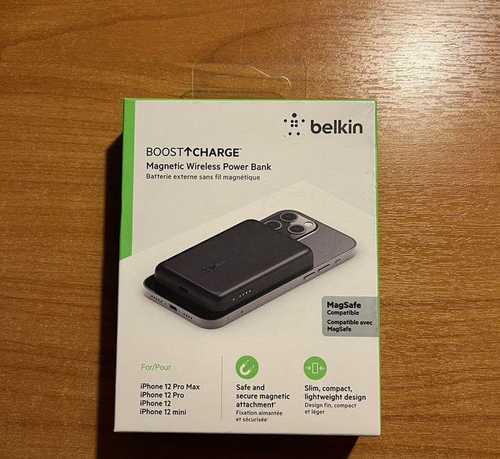 Внешний аккумулятор Belkin Magnetic Wireless