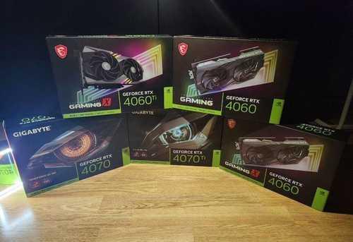 Видеокарты nvidia GeForce RTX 4000 серии