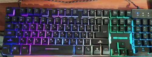 Клавиатура с подсветкой Red Square tesla RGB