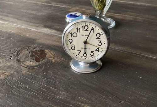 Часы будильник СССР Slava