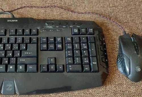 Игровая клавиатура и игровая мышь