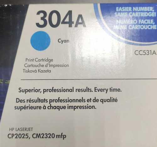 Картридж тонер hp 304A сс531А