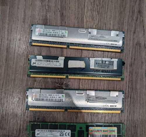 Нерабочая оперативная память REG ECC DDR3 DDR4