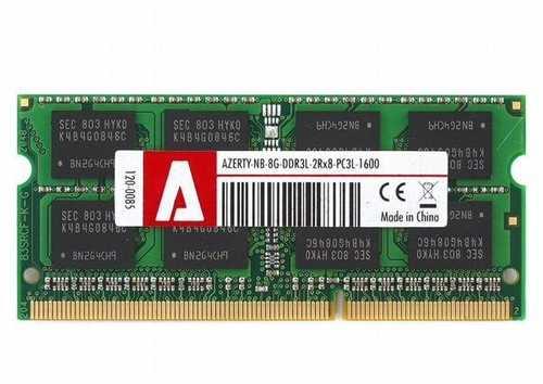 Оперативная память sodimm 8Gb Azerty DDR3L 1600