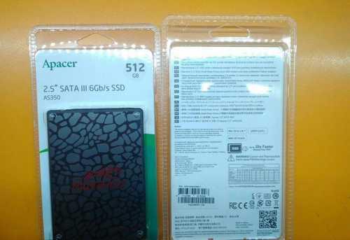 Жёсткий диск SSD Apacer Panther AS350 512Gb